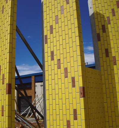 Brick Inlay Systems For Concrete: Santorini Apartments and St Josephs ...
