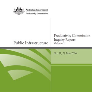 Productivity Commission Report on Public Infrastructure: architects ...