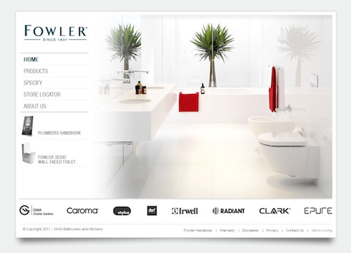 Fowler launches new look website | Architecture & Design