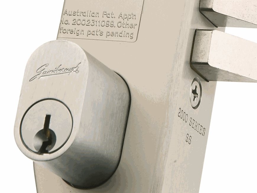 Commercial mortice lock, cylinder below lever | Architecture & Design