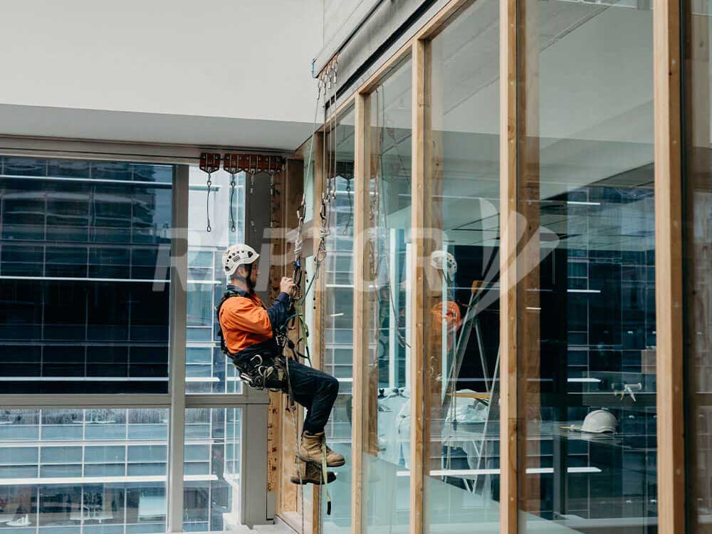 RAPTOR system ensures safe rope access for facade maintenance on ...