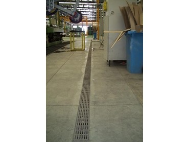 ACO KlassikDrain K100 trench drainage system with Heelsafe ductile iron ...