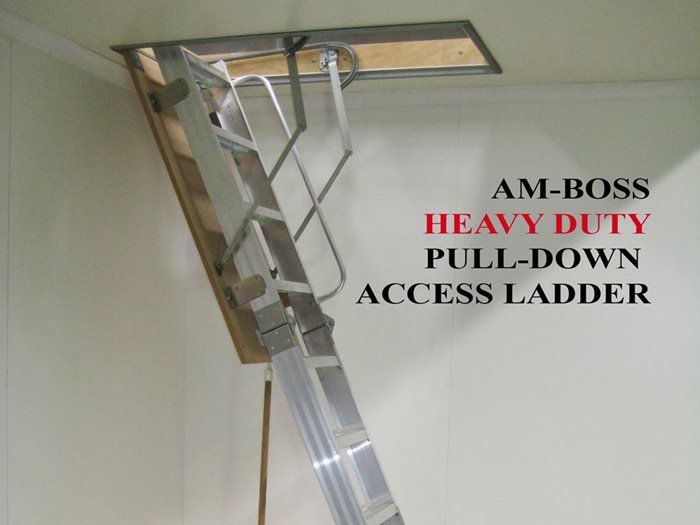 Pull-down Access Ladders by AM-BOSS Access Ladders | Architecture & Design