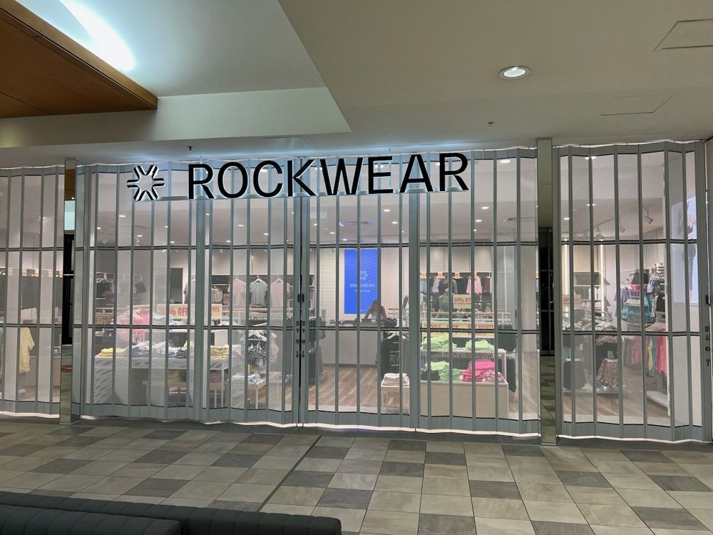 New Rockwear store secured with ATDC’s quality folding doors ...