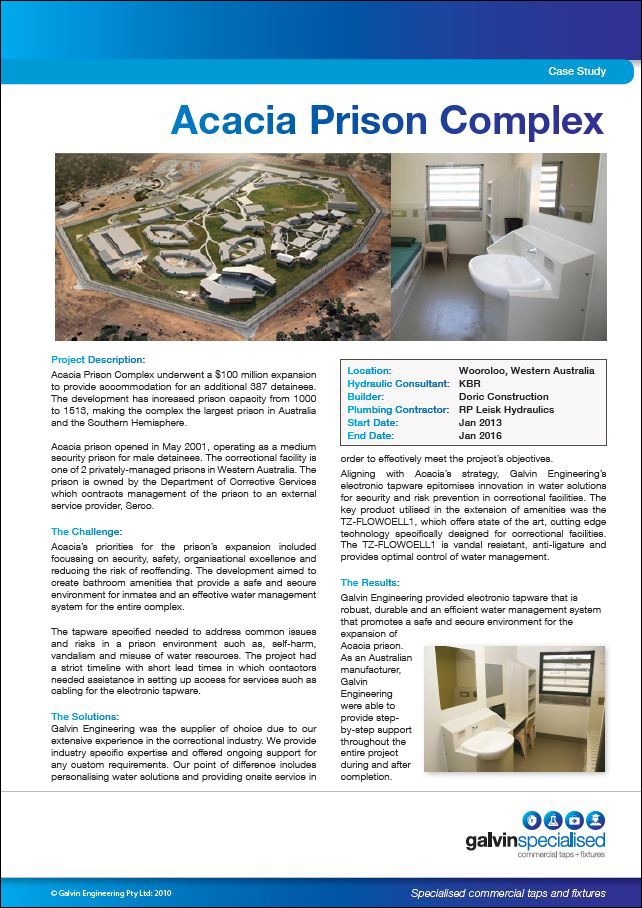 Case study: Acacia Prison Complex | Architecture & Design