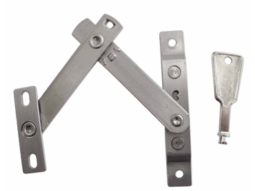 Adjustable window hardware restrictor stays | Architecture & Design