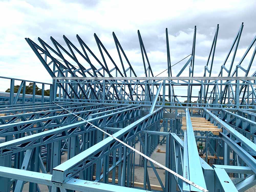 Large spans achieved with SBS steel framing at Allanvale Nursing Home ...