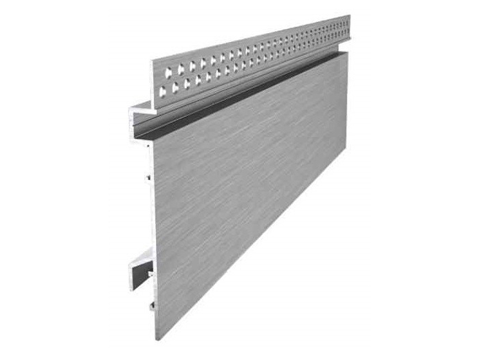 Clean line Alubase Shadowline aluminium skirting for modern interiors ...