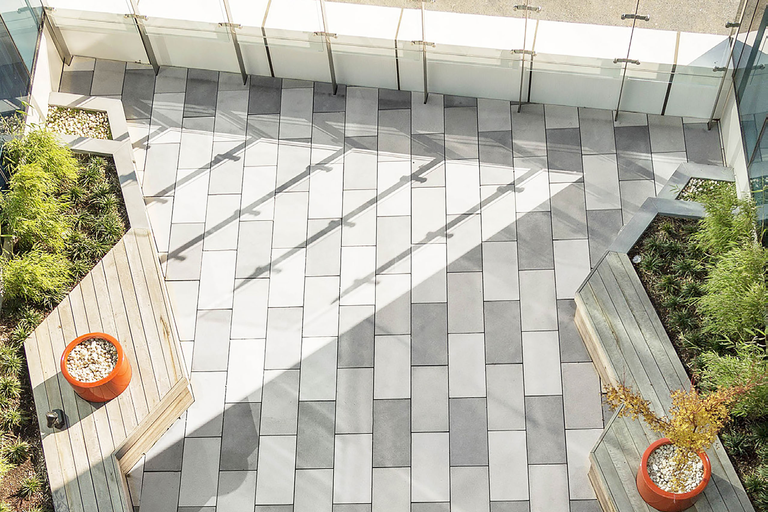 Reinforced engineered pavers pedestal paving | Architecture & Design