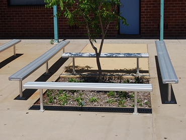 BAB Aluminium School Bench Seating | Architecture & Design