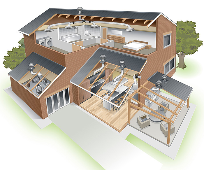 Schweigen silent rangehoods powered by CSIRO-certified BAL-40 Isodrive ...