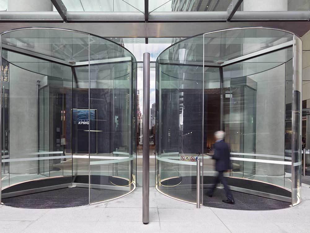 21 glass roof Diamond Series revolving doors installed at Barangaroo ...