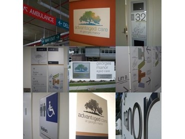 Blueprint Concepts install signage for nursing home | Architecture & Design