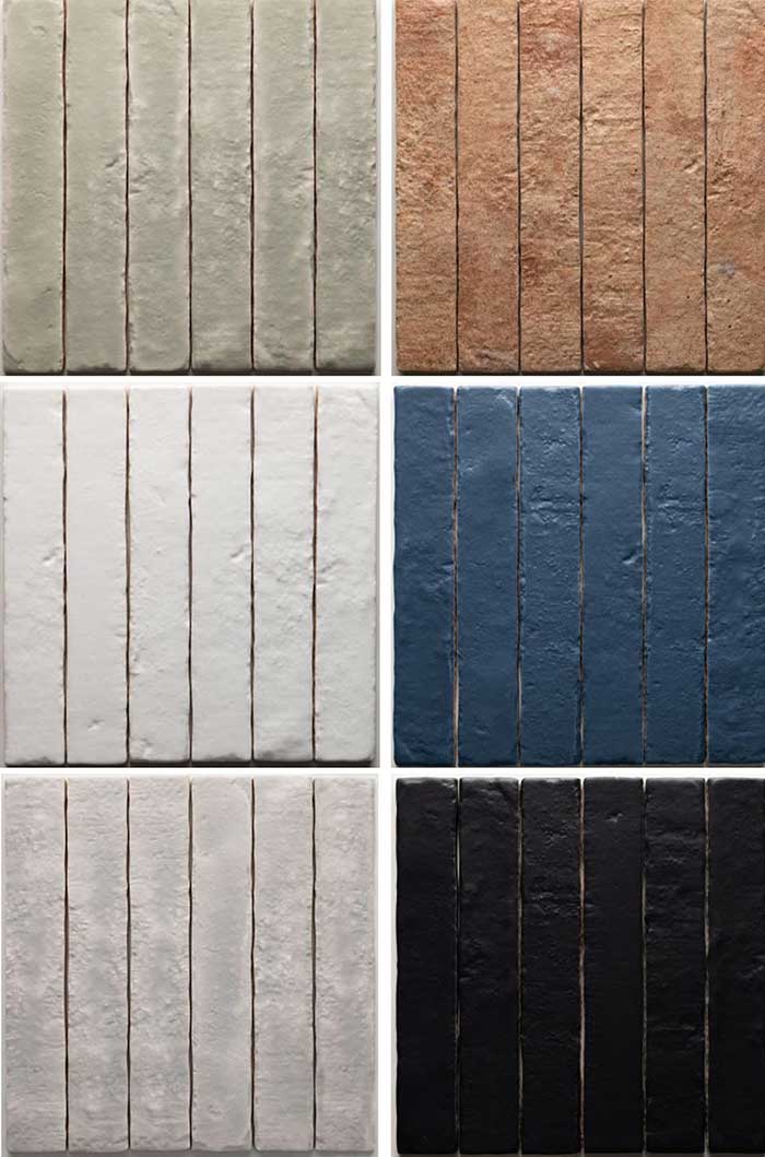 Made in Spain Brutalist Matt glazed ceramic wall collection ...