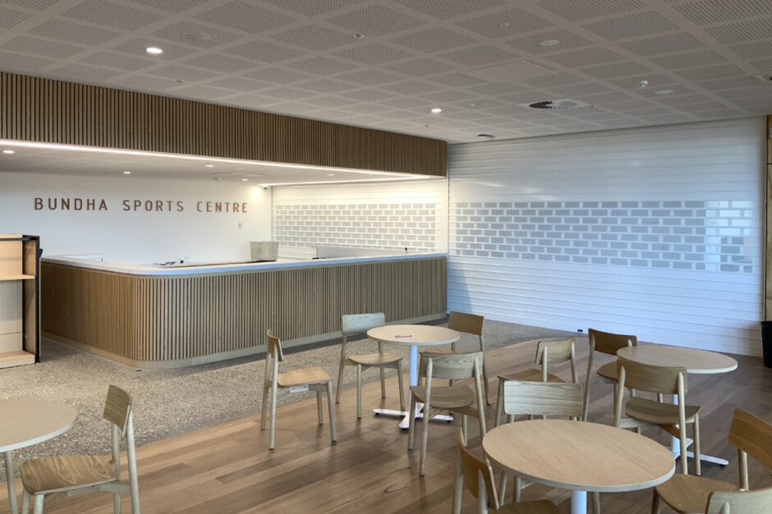 10 electric operated roller shutters installed at Bundha Sports Centre ...