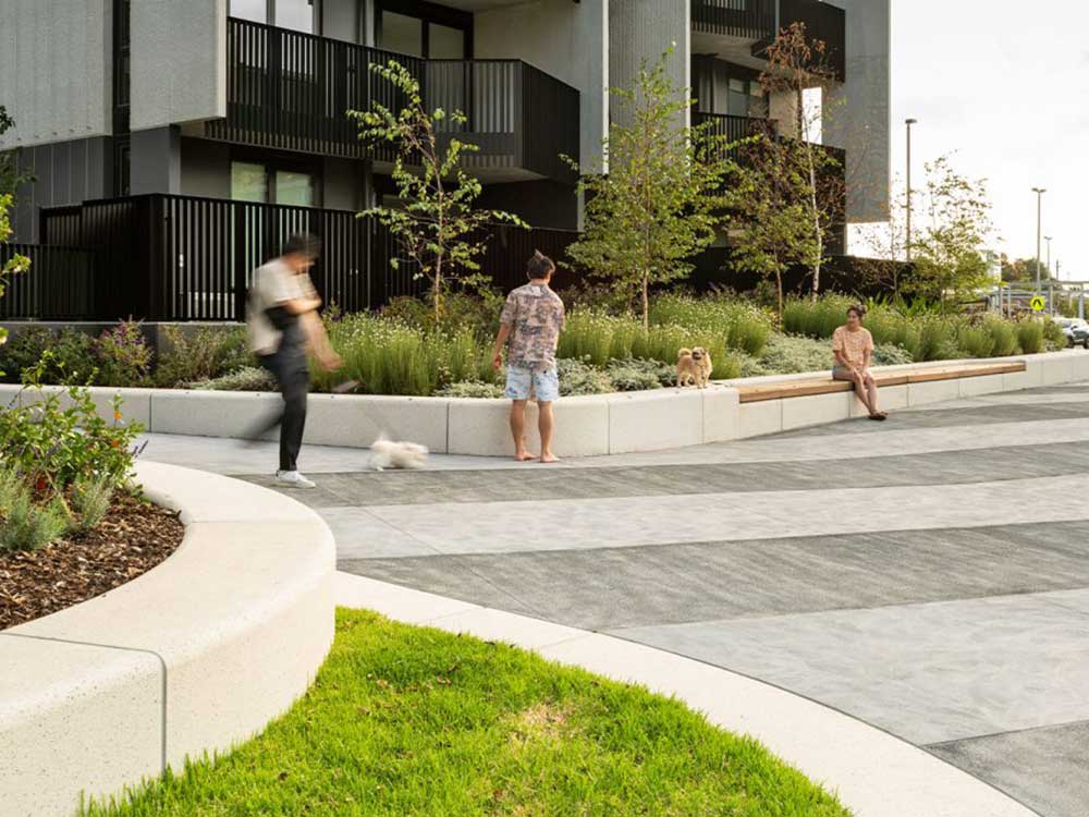 Using precast concrete to furnish shared community spaces at new ...