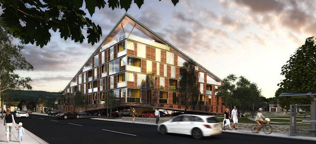 Weatherhead Architecture designs wing-like green roof to attract ...