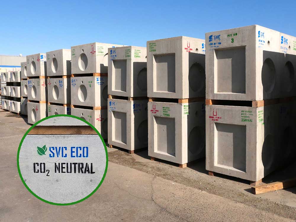 SVC stormwater pits made with carbon neutral concrete | Architecture ...