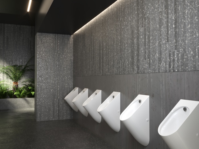 Cube CleanFlush® urinal | Architecture & Design