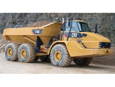 Cat 740 articulated trucks now available from WesTrac | Architecture ...