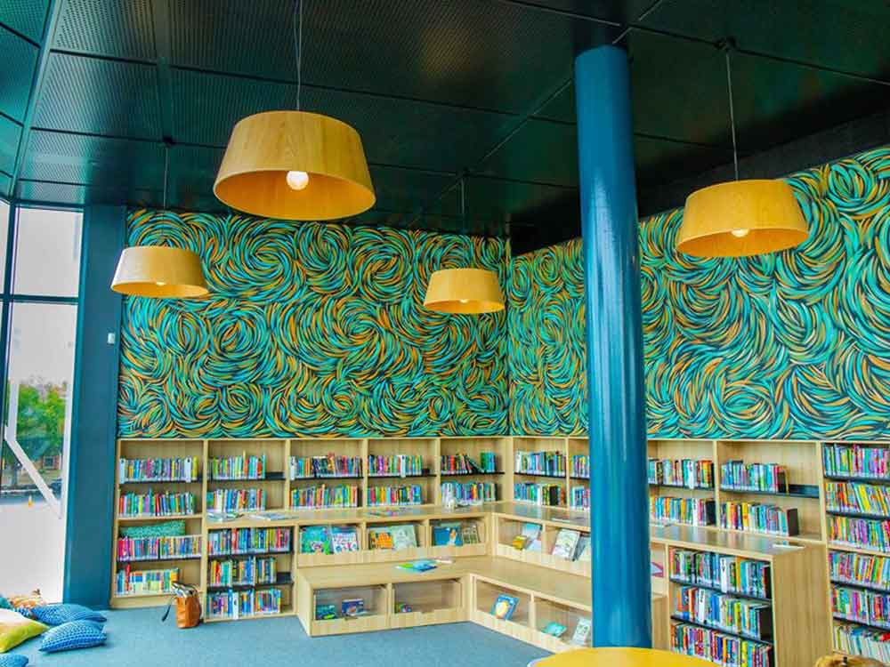 Key-Lena perforated MDF ceilings help create inspiring community space ...
