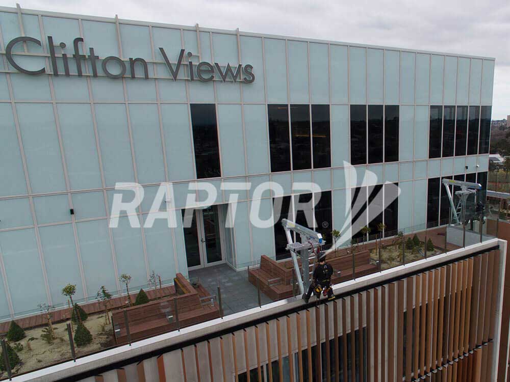 Safety at height ensured with RAPTOR davit systems at Fitzroy North ...