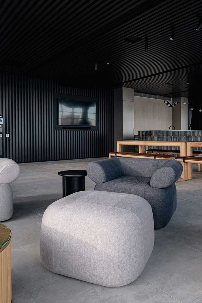 Alteria battens complement timber and concrete at Abbottsford community ...