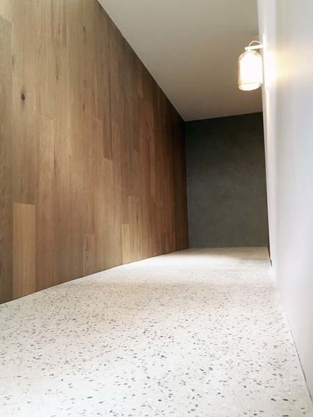 Concrete overlay floor customised for Articolo showroom | Architecture ...