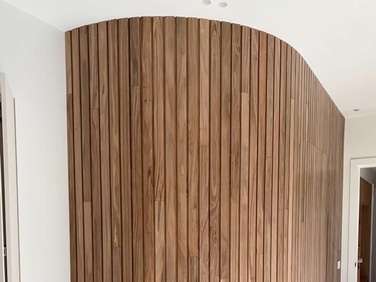 Crafted Hardwoods Timber: Wall linings | Architecture & Design