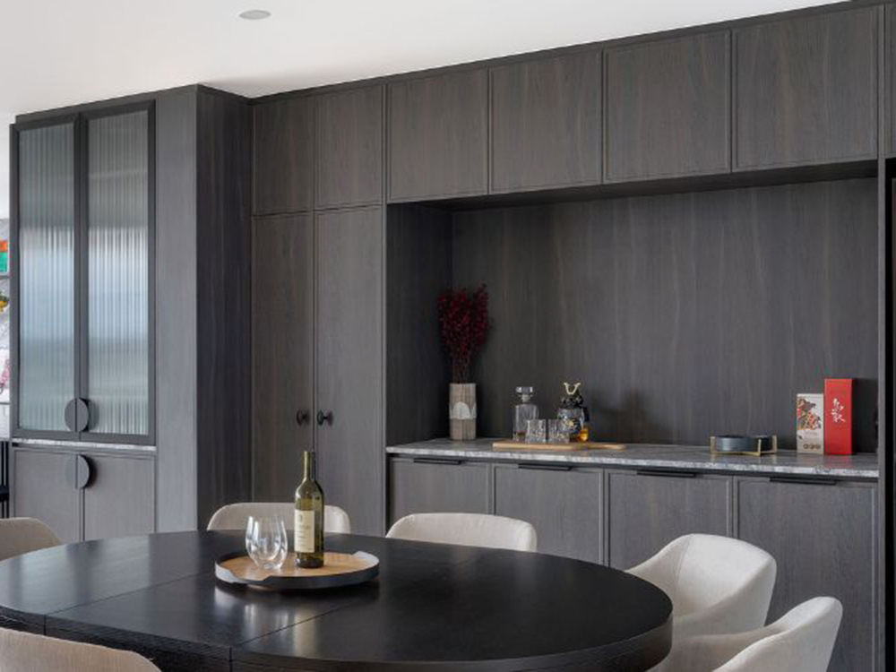 Polytec products add colour and durability to ‘moody kitchen’ design in ...