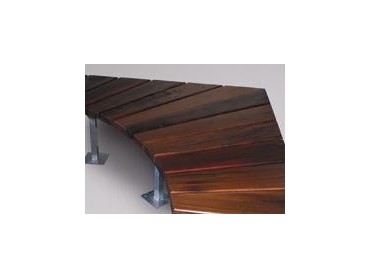 Customised corner bench seat from Australian Streetscape | Architecture ...