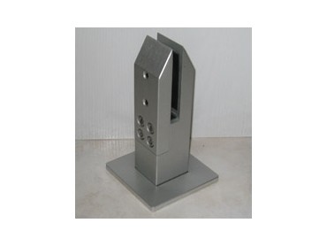 D1 anodised aluminum spigot for 12mm frameless glass | Architecture ...