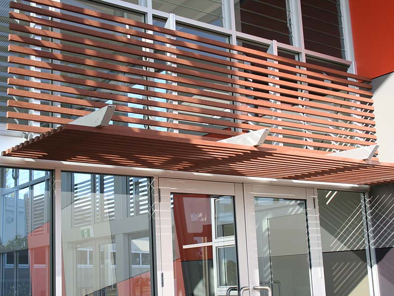 DECKER Design: Aura solid composite laths for screens | Architecture ...