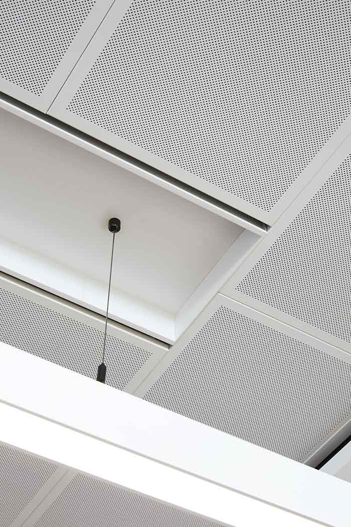 Metal ceilings delivered for Deloitte office fitout in Quay Quarter ...