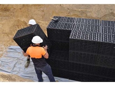 Drainwell underground stormwater retention tanks from NovaPlas ...