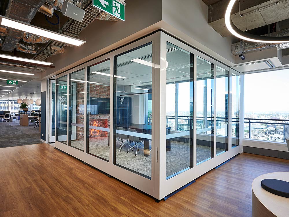 Bildspec operable walls create acoustically controlled meeting space at ...