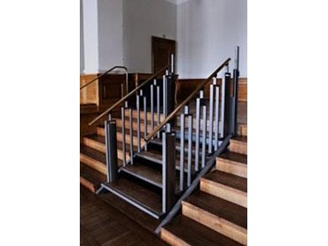 EasyStep low rise platform lift from Easy Living Home Elevators takes ...