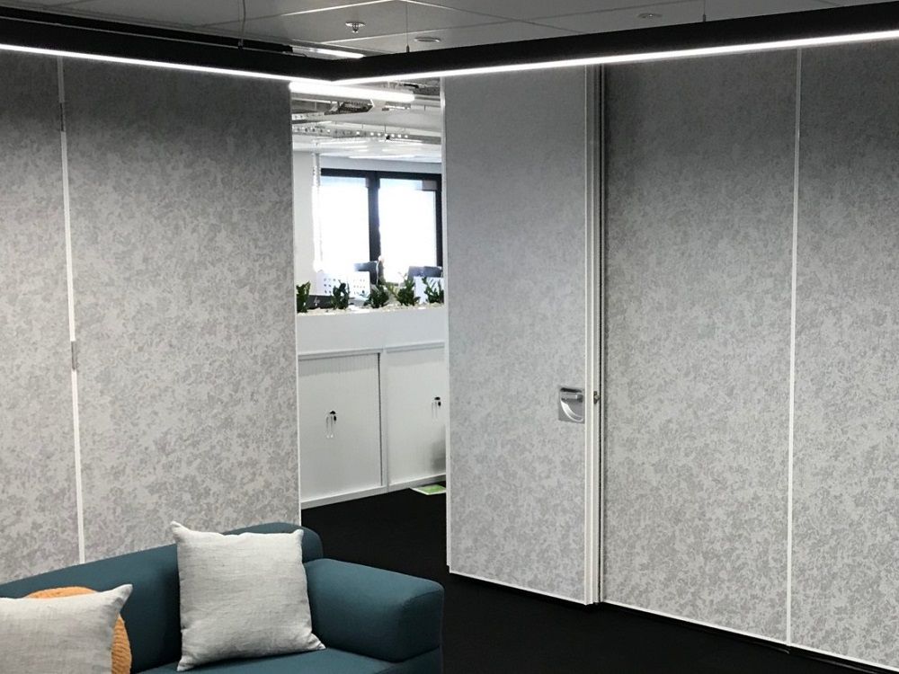 Operable wall creates private collaboration area in Evolution Mining’s ...