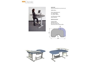 Expert Desk electric height adjustable computer desks from AME System ...
