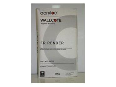 Fibre reinforced polymer modified render available from Acryloc ...