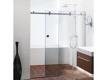 Frameless Sliding Shower System, OPTO Shower by Fethers | Architecture ...