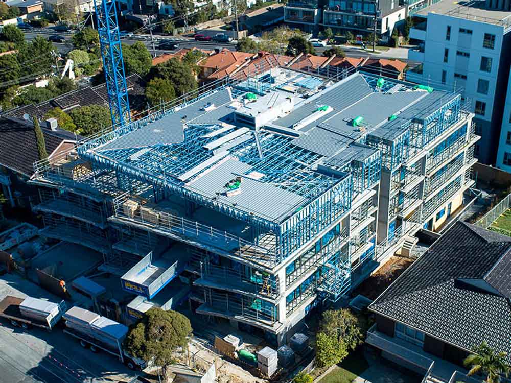 SBS steel frames reduce cost and waste at Frederick Street apartments ...