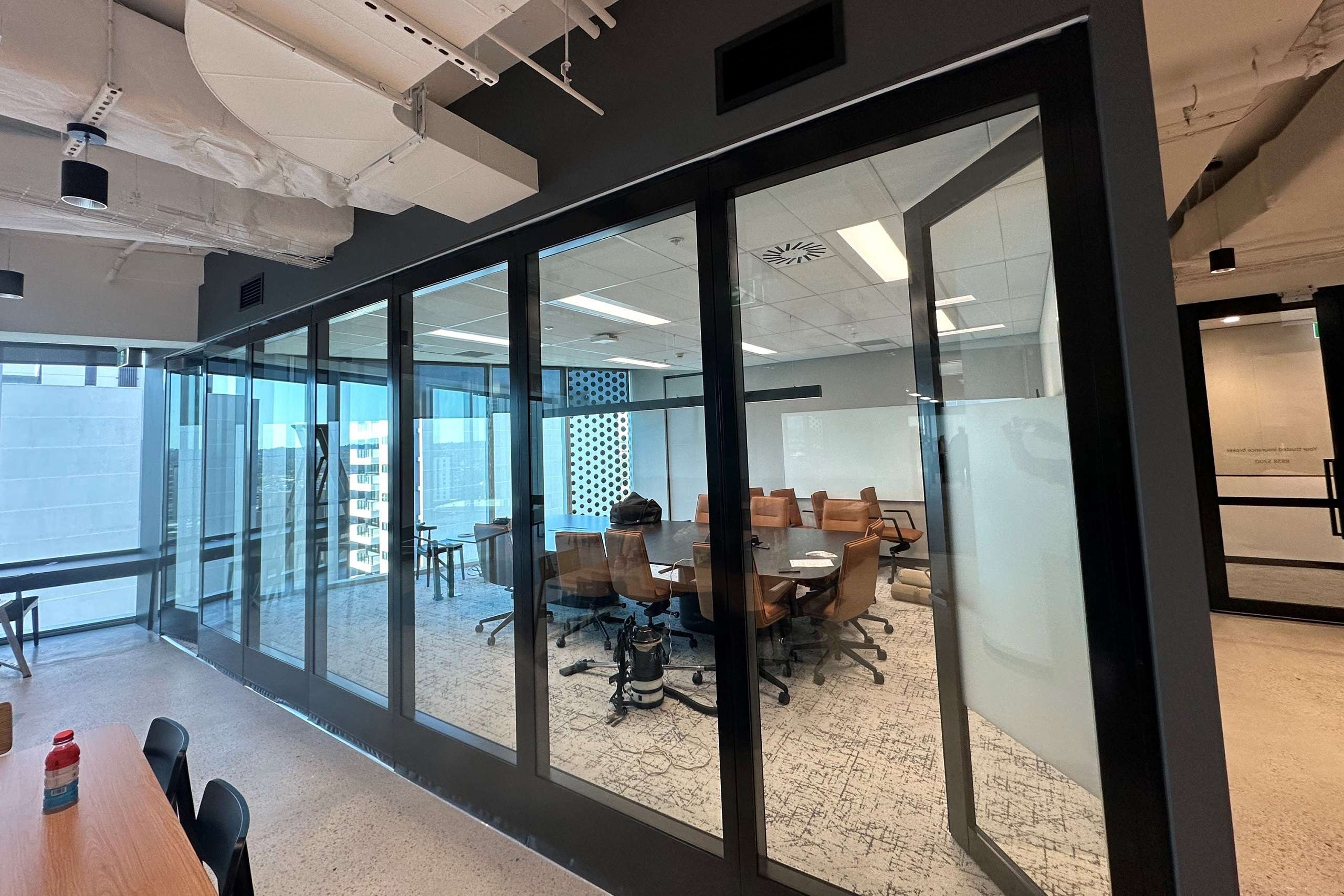 Konnect double glazed operable wall delivers acoustic separation at ...
