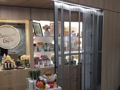 Geelong hospital gift shop secured with ATDC’s folding closure doors ...