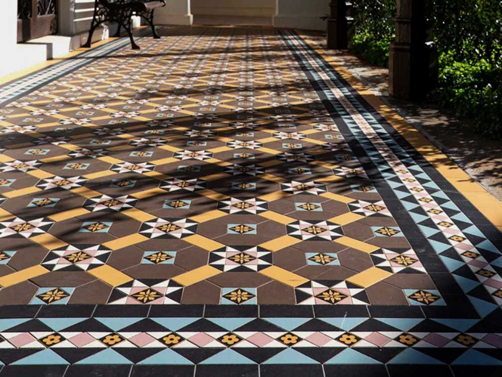 Original tessellated design recreated to restore 1886 Victorian ...