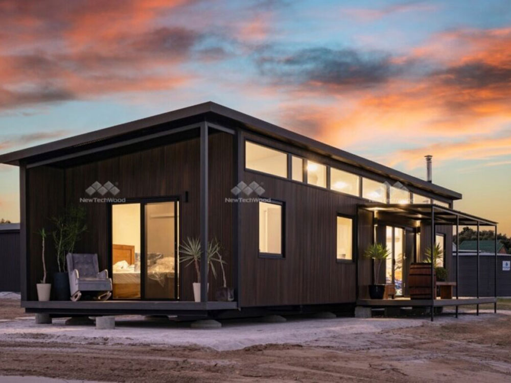 NewTechWood Castellation cladding adds a homely vibe to modular home ...