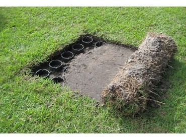 Grassrings trafficable turf systems from Novaplas ideal for car parking ...