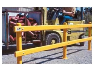 Heavy Duty Post and Rail Barrier System from Spacepac Industries ...
