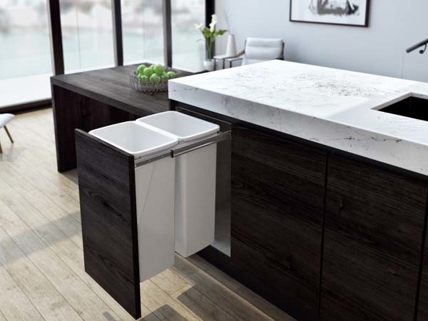 New 80L compact double bin with soft close for family kitchens ...