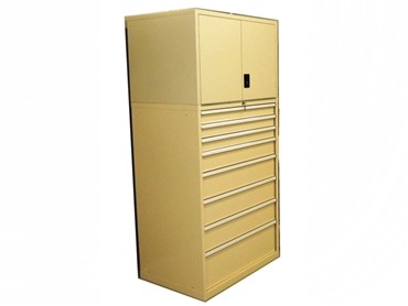 High density secure storage cabinets from Actisafe with lockable top ...